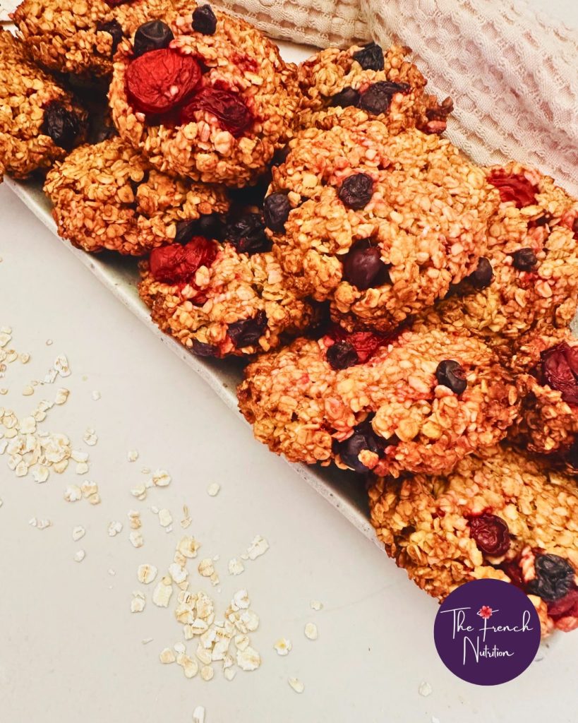Cookies aux fruits rouges - The French Nutrition