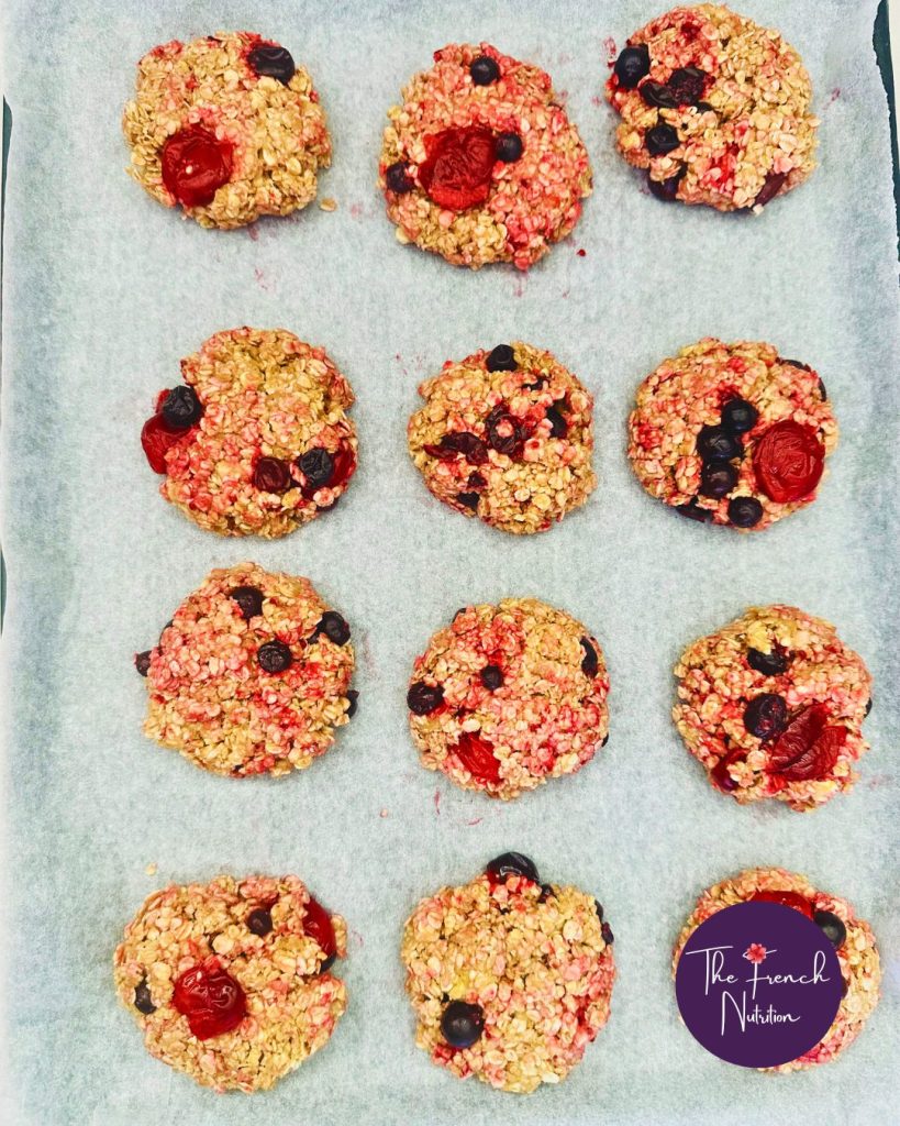 Cookies aux fruits rouges - The French Nutrition